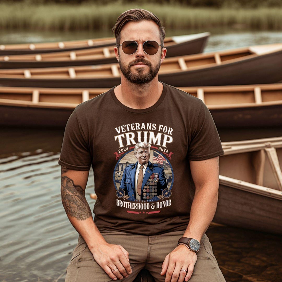 Veterans Trump Tee,gift for Military Veteran,support Trump 2024,pro ...