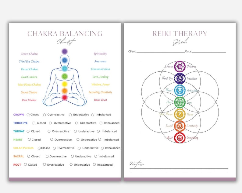 Reiki Healing Grid: Chakra Balancing Guide for Practitioners (digital Download) - Etsy