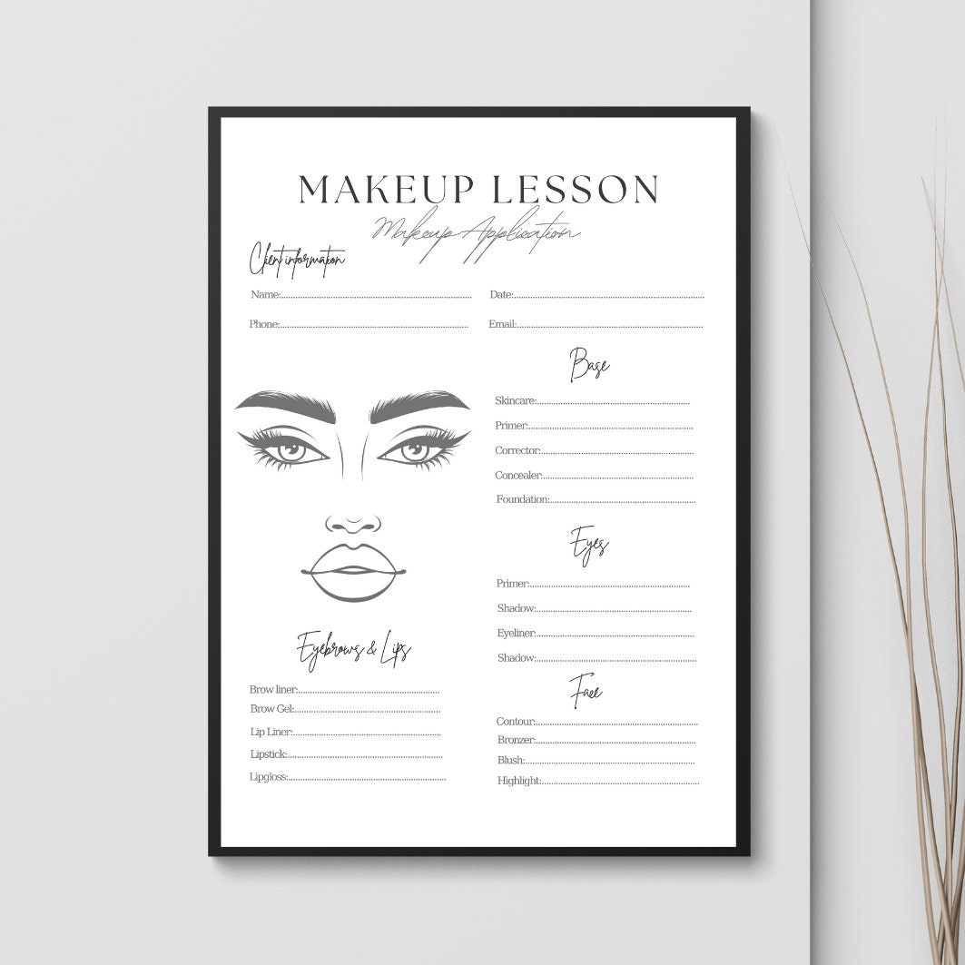 Makeup Lesson, Face Chart, Makeup Course, Makeup Artist Tutorial ...