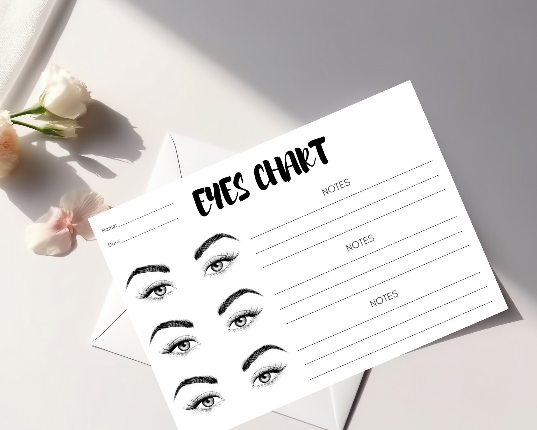 Editable Makeup Artist Template Cards, Makeup Lesson Practice Cards ...