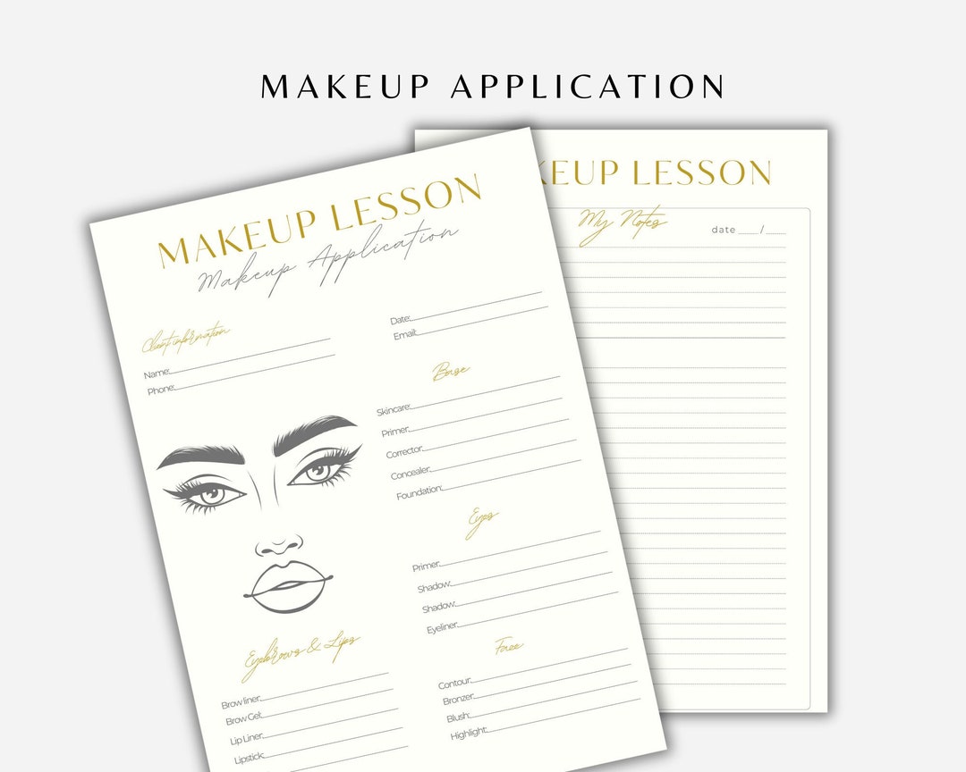 Makeup Lesson, Face Chart, Makeup Course, Makeup Artist Tutorial ...
