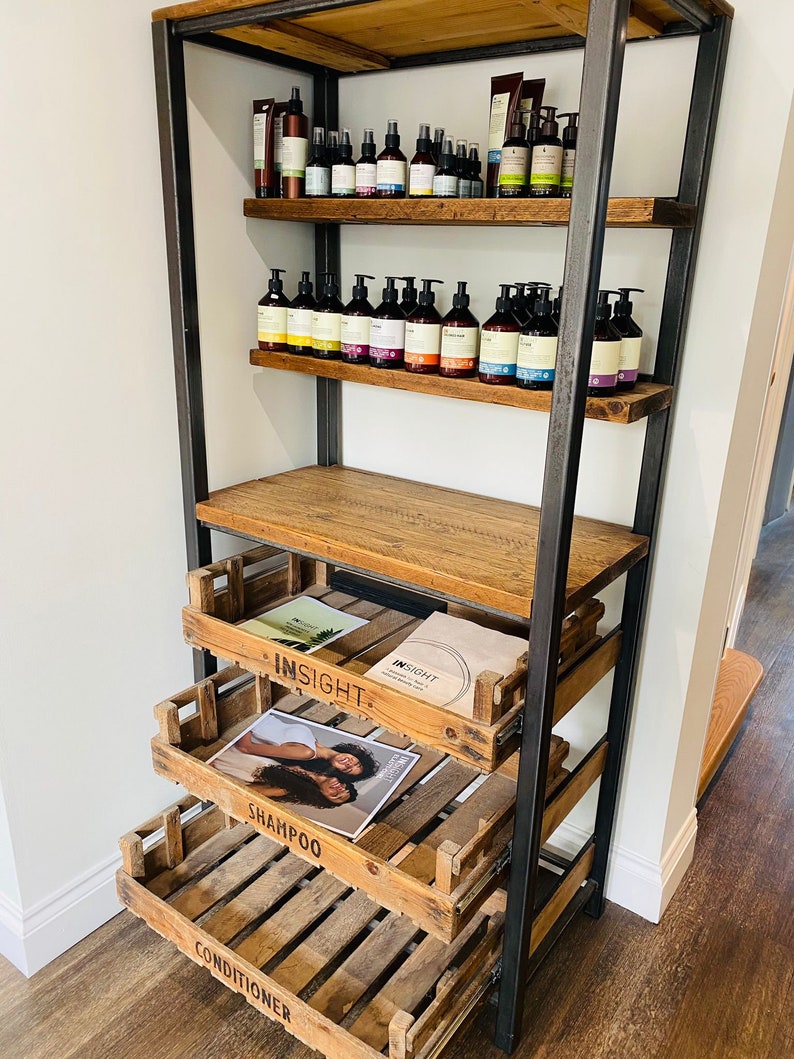 Vintage Industrial Style Storage Unit - Etsy UK