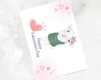 Valentine's Card Digital Download Printable Card Digital Valentine's ...
