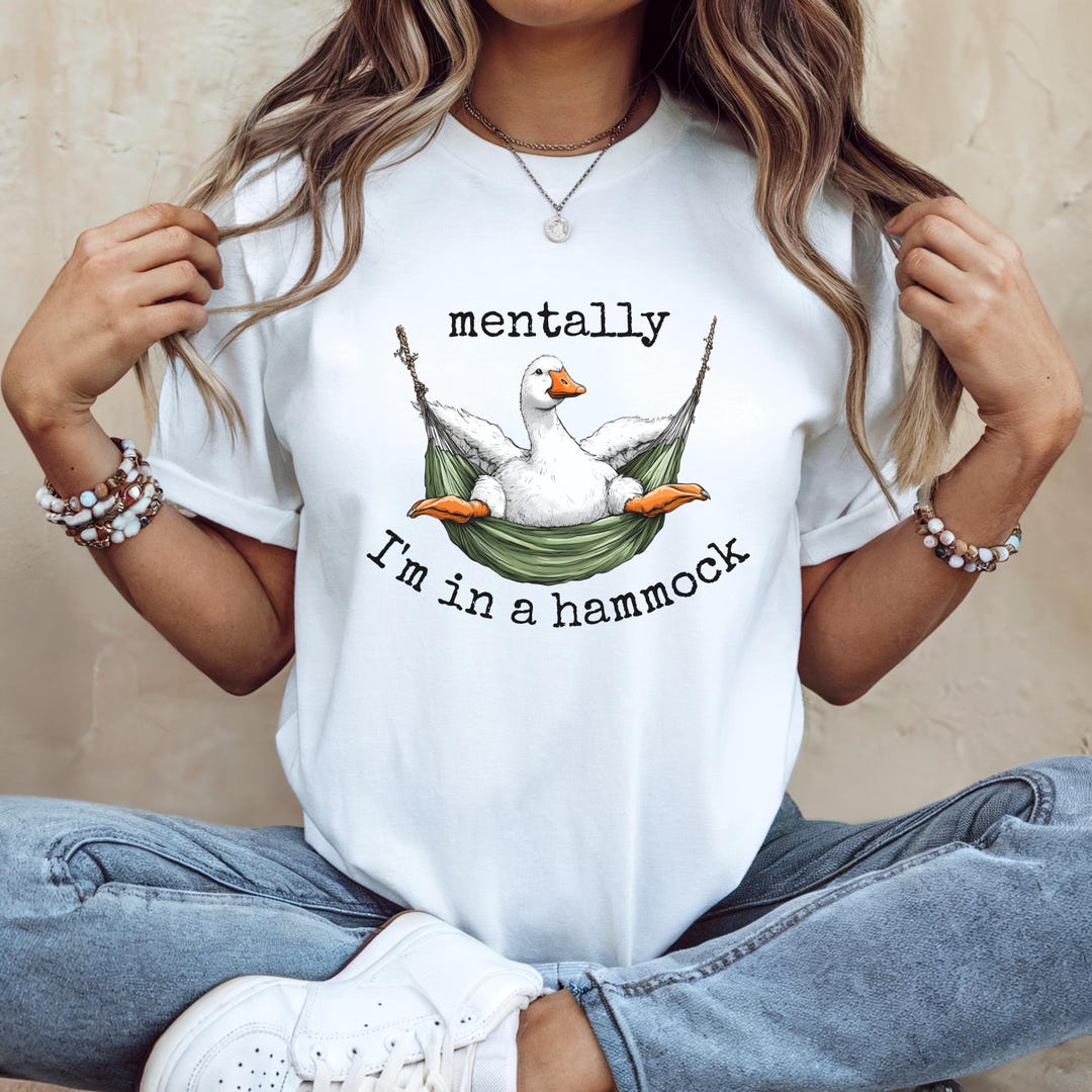 Mentally I'm in A Hammock Png, Silly Goose Png, Funny Mama Png, Boho ...