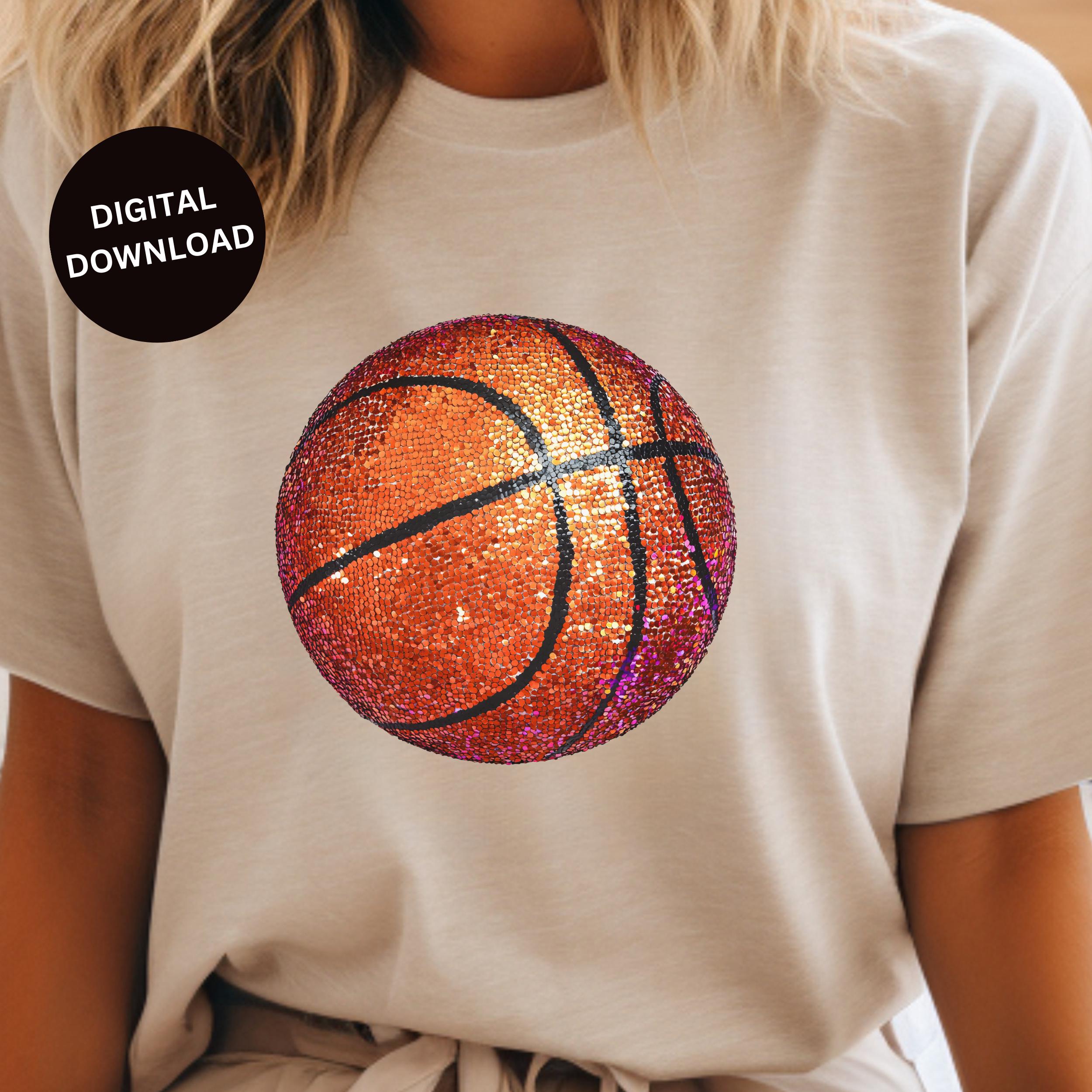 Sequin Basketball Png, DIGITAL DOWNLOAD, Glitter Basketball Png, Game ...