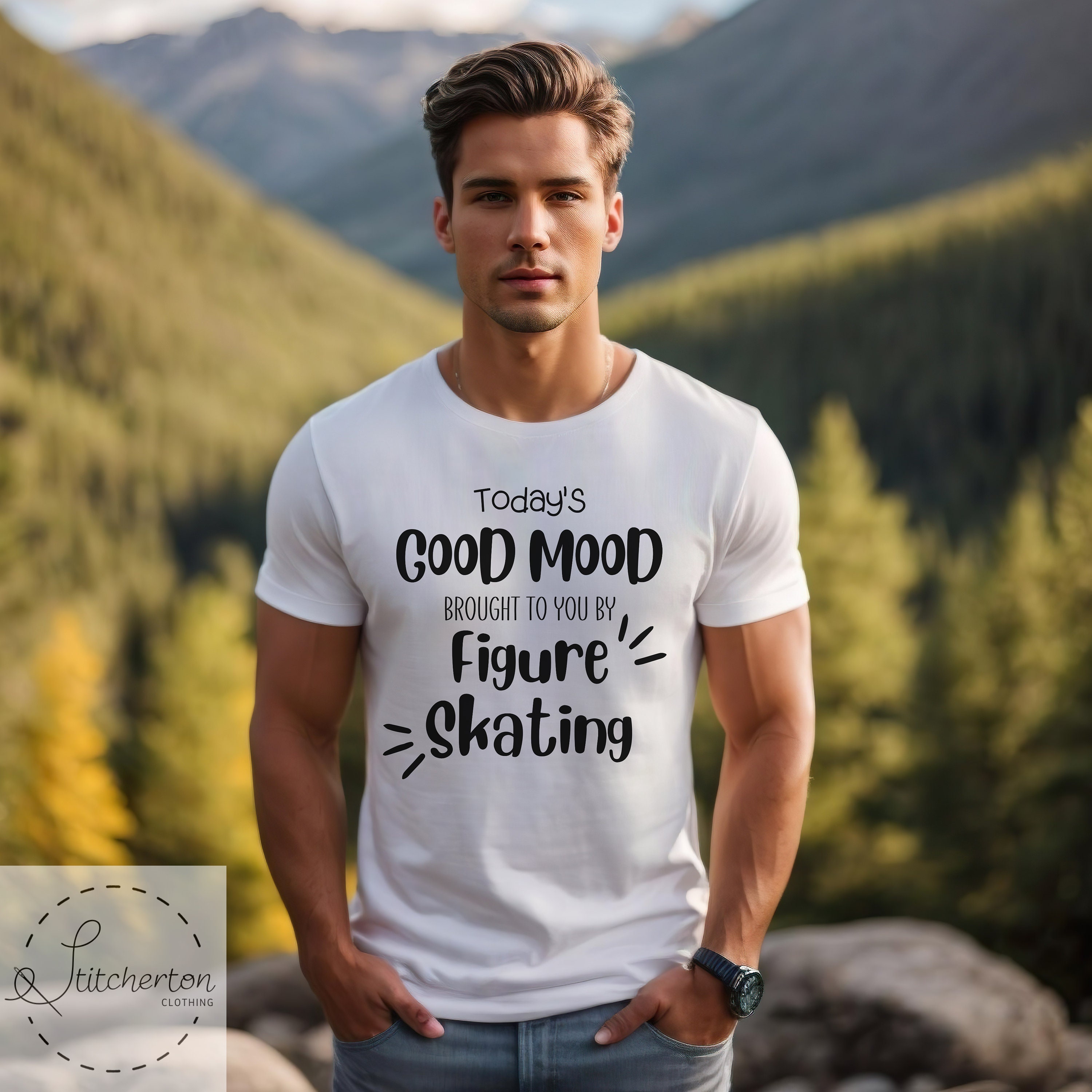 Today's Good Mood Figure Skating Shirt, Funny Figure Skater Gift ...