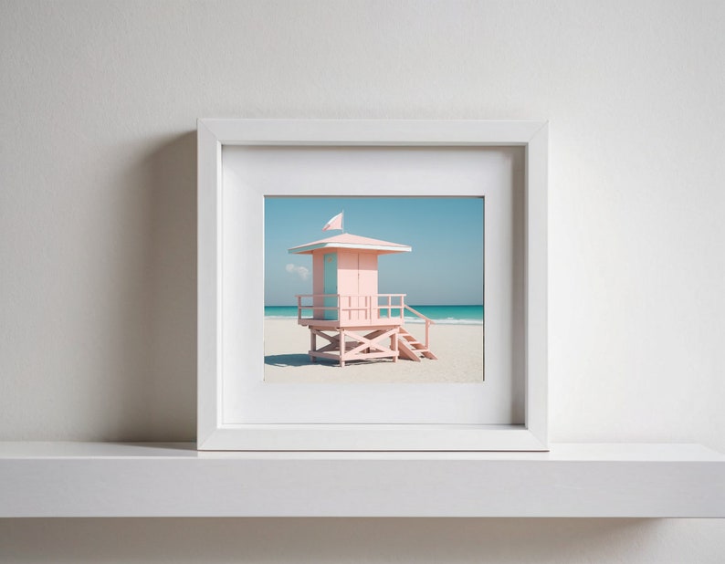 Miami Lifeguard Stand Art Print | Downloadable Art Prints | Digital ...