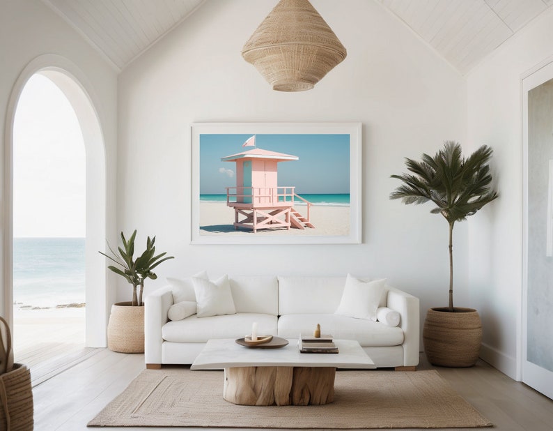 Miami Lifeguard Stand Art Print | Downloadable Art Prints | Digital ...