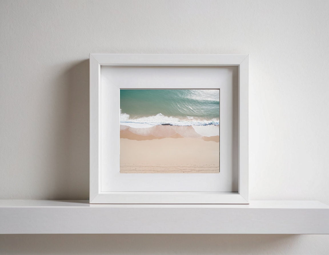 Beach Waves Art Print | Downloadable Art Prints | Digital Download Art ...