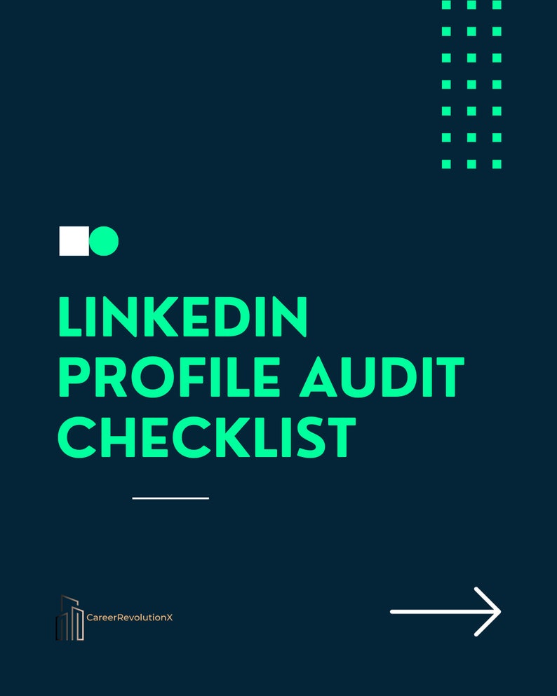 Linkedin Profile Audit Checklist - Etsy