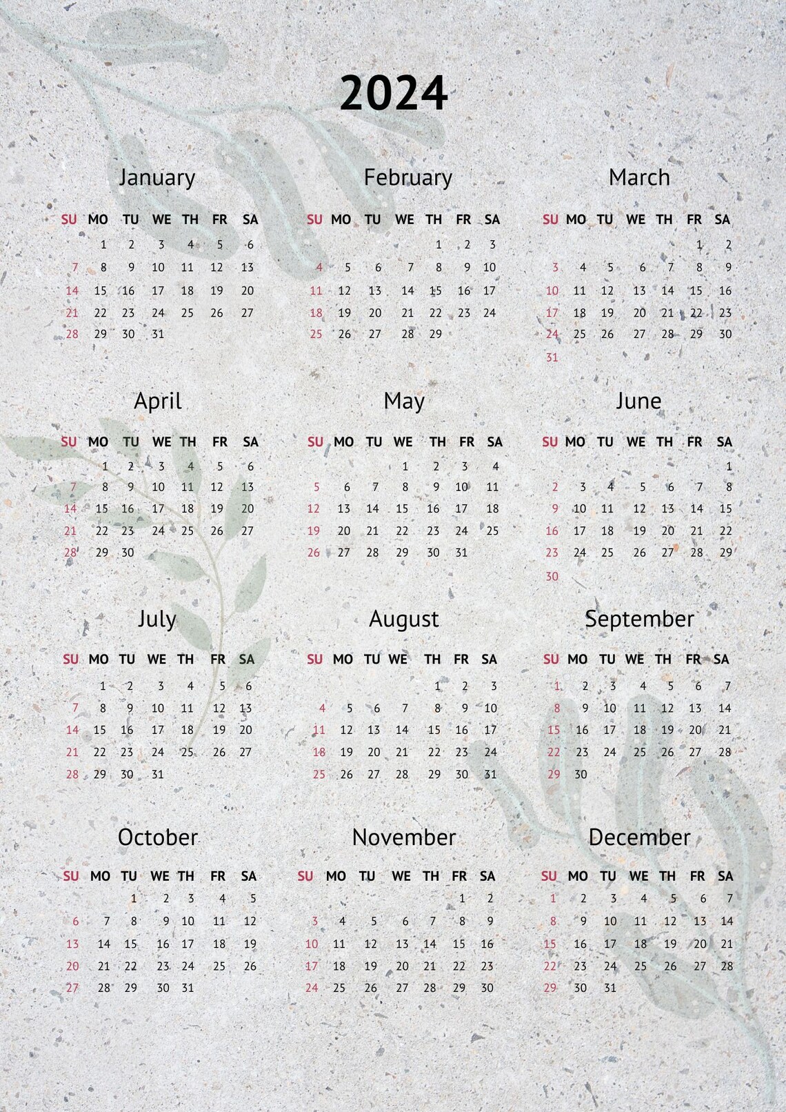 Digital Planner Minimalist Theme Grey Pink Cute 2024 Digital Planner ...