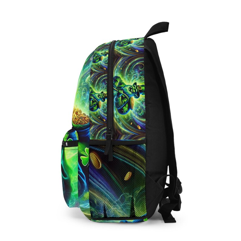 Leprechaun Backpack With Gold, Fun Fantasy-themed Backpack for School ...