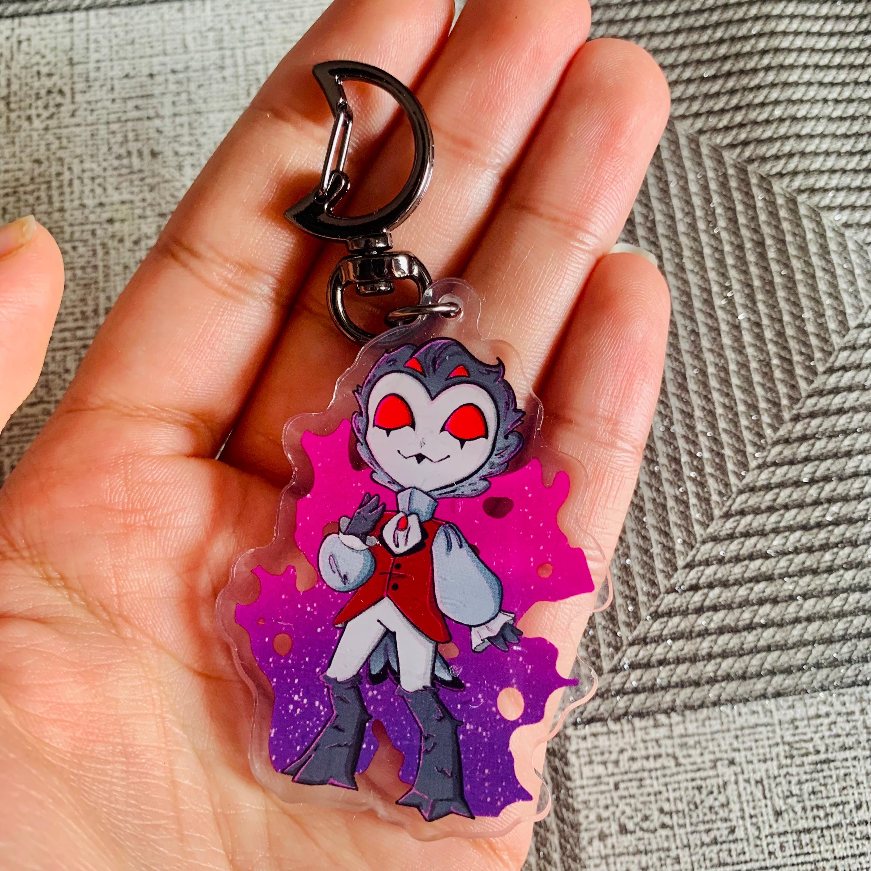 Helluva Boss Keychains | Squished Fizzarolli/stolas - Etsy