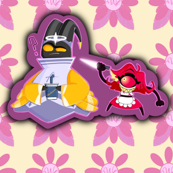 Hazbin hotel adam stickers - Etsy France