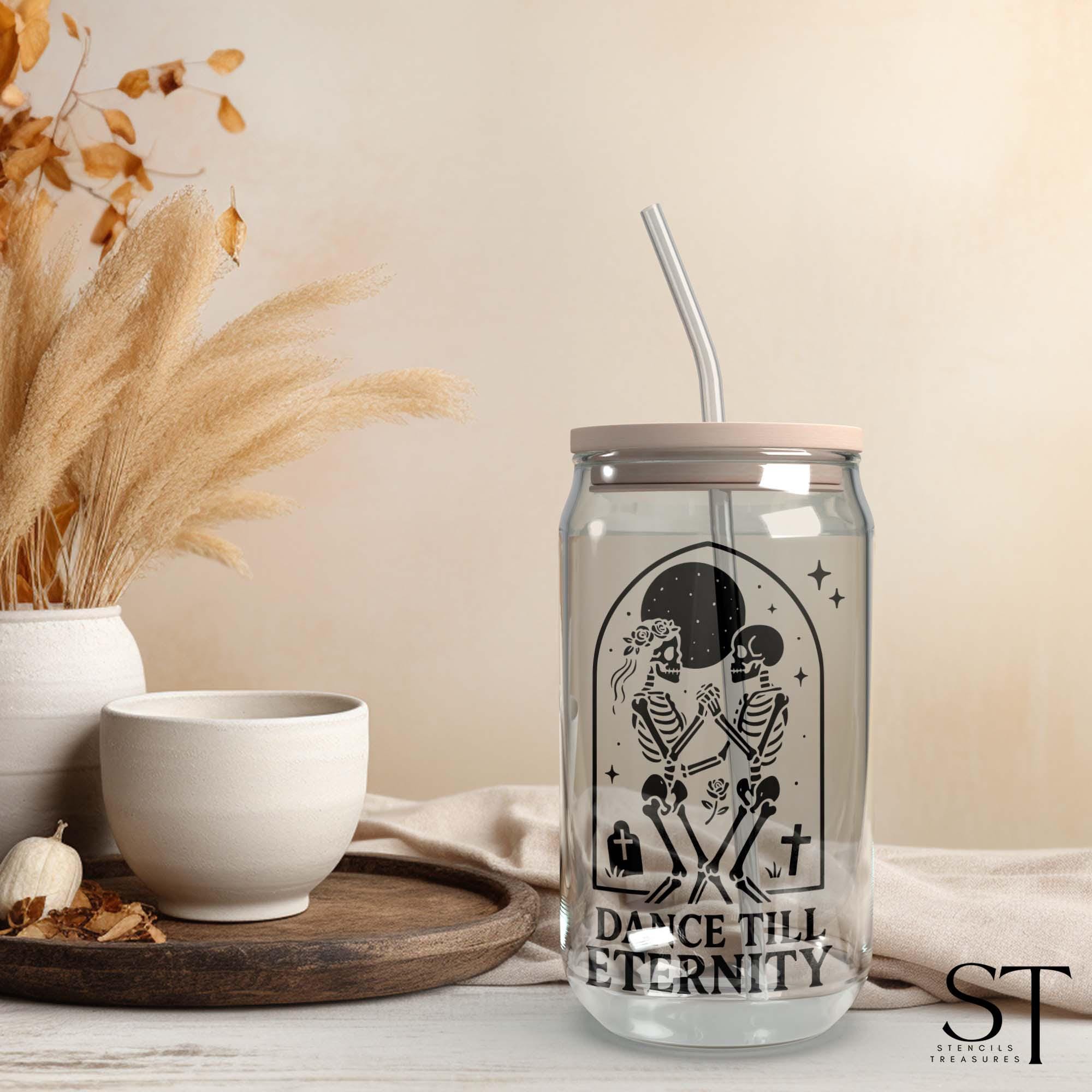 Dance Till Eternity SVG | Skeleton Couple Gothic Love Design | Eternal ...