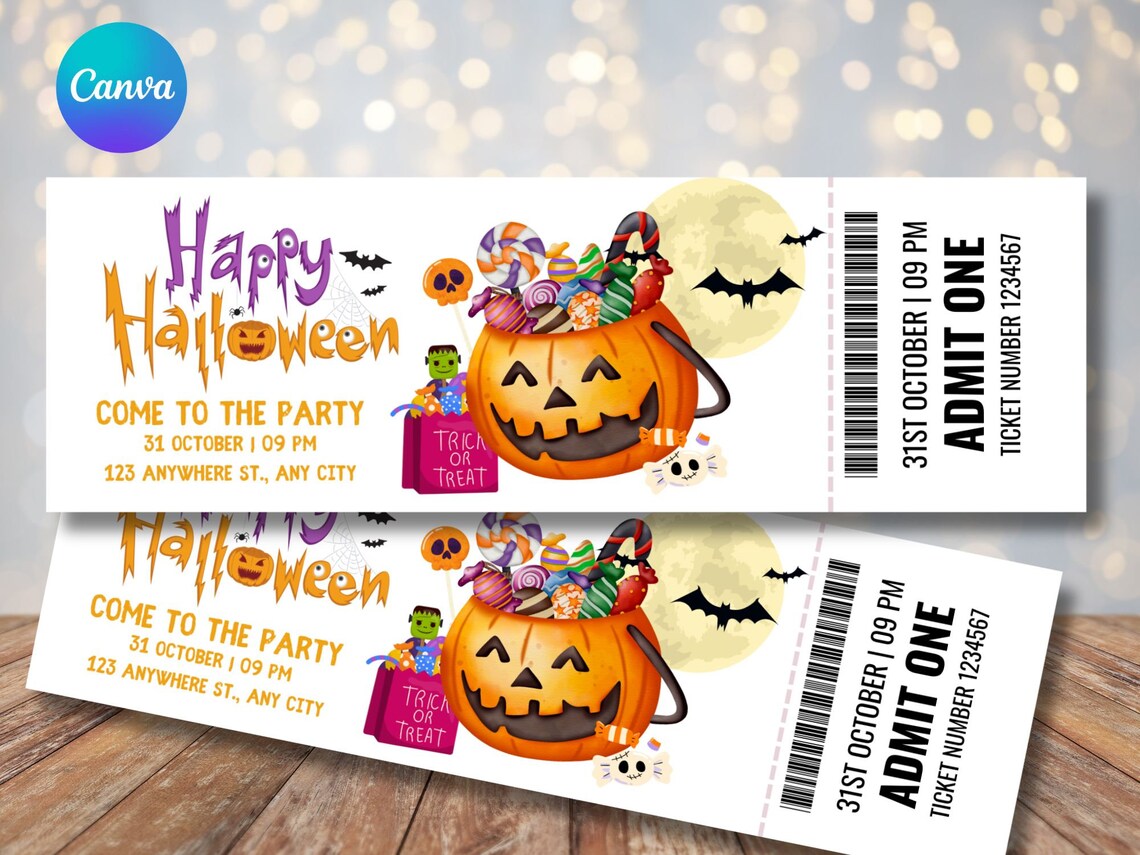 MNSSHP Ticket, WDW Halloween Ticket, Halloween Ticket, Surprise Ticket ...