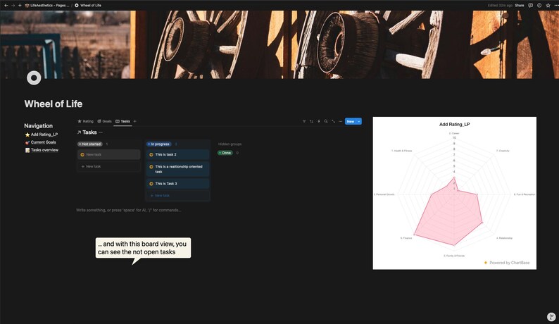 Wheel of Life - Notion Template: Empower Your Personal & Business ...