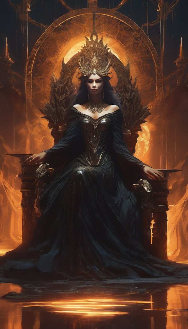 Goddess Lilith Printable Digital Art - Etsy