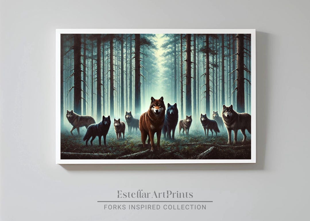 Wolf Pack | Forks Forest Werewolves | Quileute Pack | Fantasy Fan Art ...