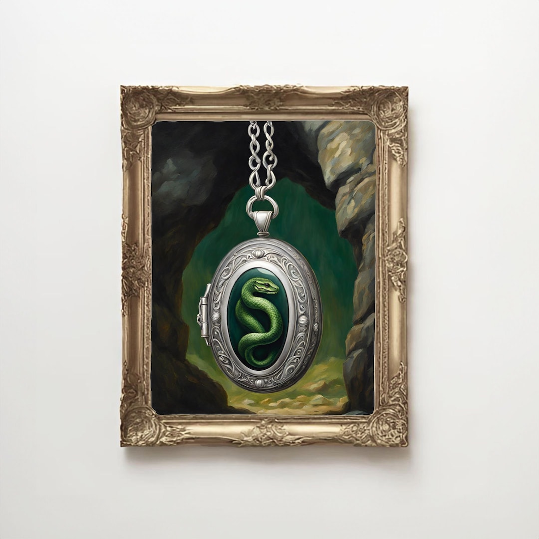 Magical Locket Snake Wall Art Snake House Magic School Poster Dark ...