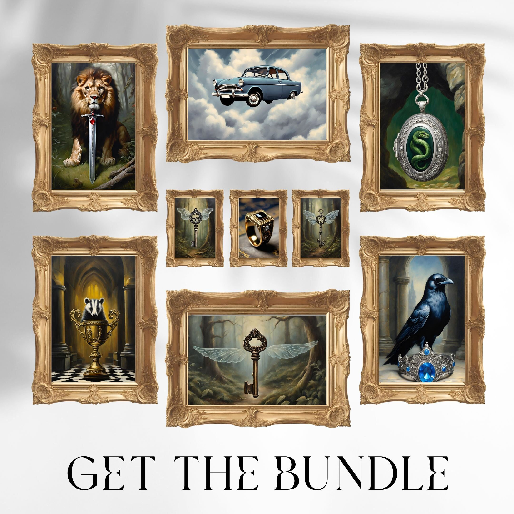 Wizard Inspired Gallery Wall Bundle | Digital Download | Magic Wizard ...
