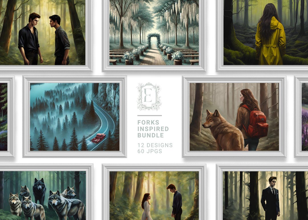 Forks Inspired Gallery Wall Bundle | Digital Download | Vampire ...