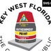 Key West Southernmost Point Illustration: Florida Buoy Monument (SVG ...