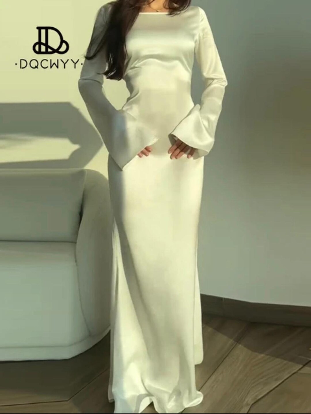 Satin Women Dress - Etsy