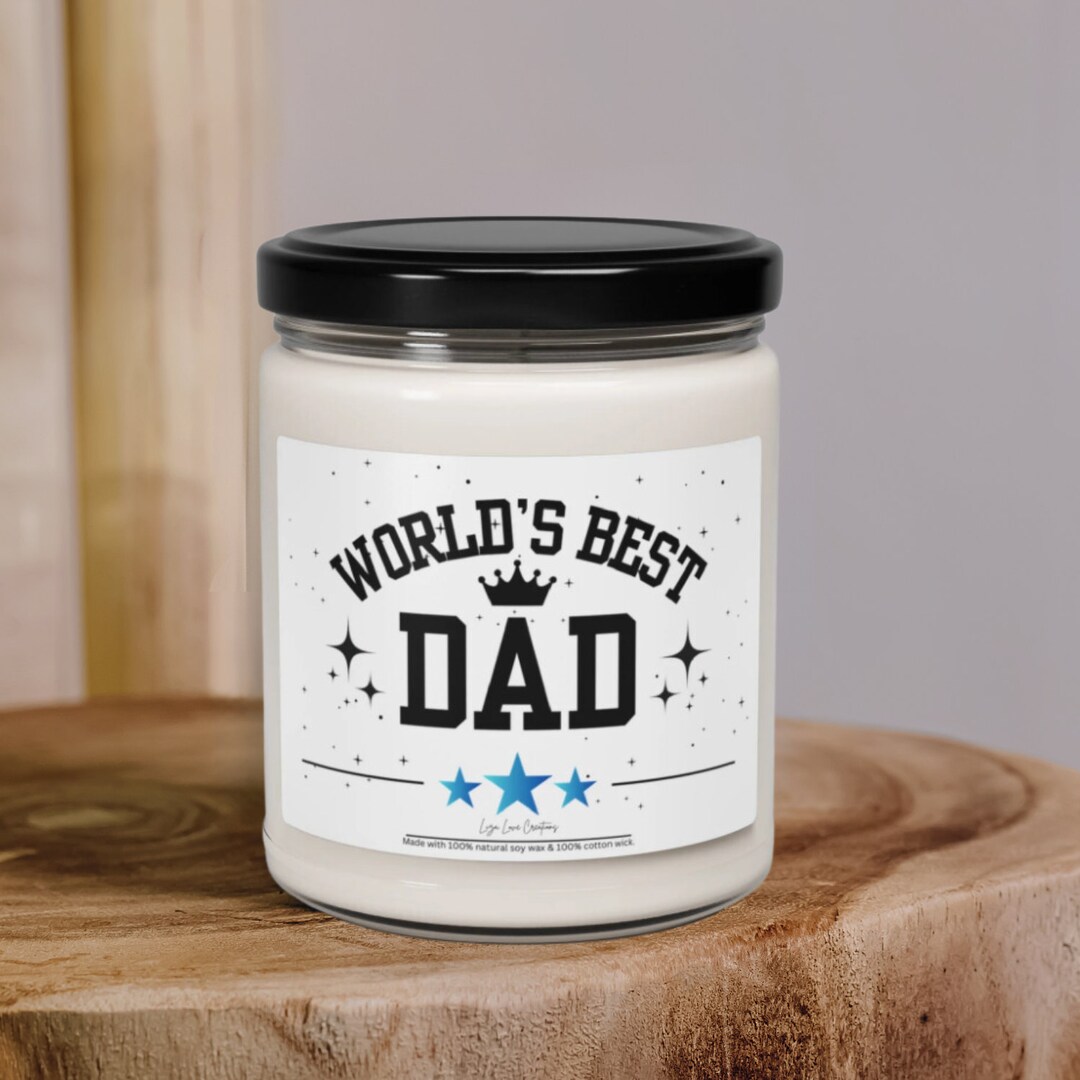 World's Best Dad, Candle, Christmas Gift, Birthday Gift, Gift for Him ...