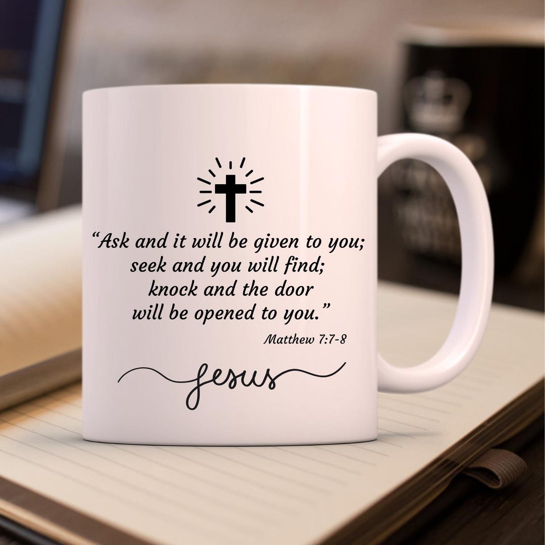 Bible Verse Coffee Mug, Religious Coffee Mug, Religious Gift, Christian ...