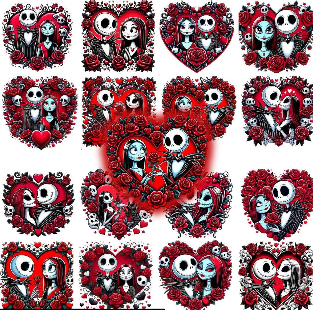 Nightmare Valentine Bundle,horror Valentine Png Bundle,valentine Jack ...