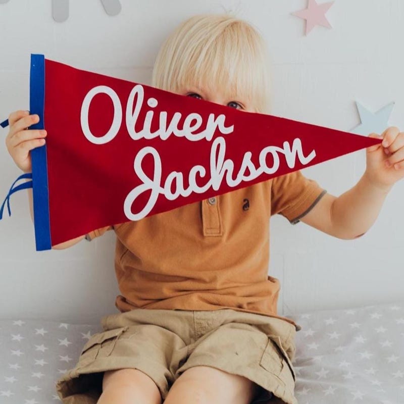 Boys Sports Pennant - Etsy