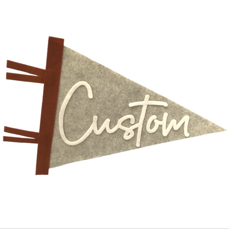 Custom Pennant - Etsy