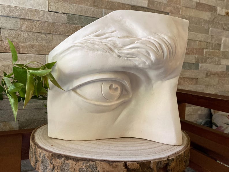 Study of the Eye of David by Michelangelo Buonarroti Made in Plaster, a ...