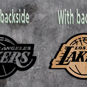 Los Angeles Lakers Wall Poster,los Angeles Lakers Wooden Sign, Custom ...