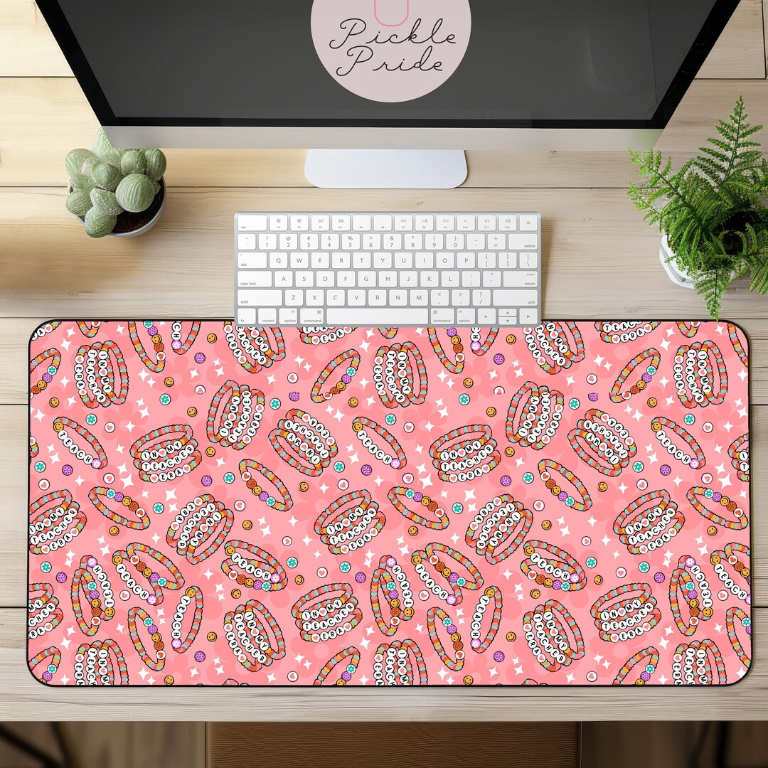 Cute Desk Mat, Teacher Desk Mat, Friendship Bracelet Teacher Desk Mat ...