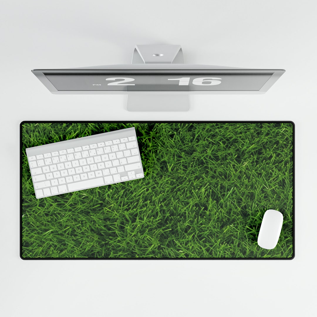 Green Desk Mat, Grass Desk Mat, Cute Desk Mat, Desk Mat Aesthetic, Desk ...