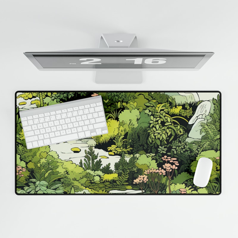 Green Desk Mat - Etsy