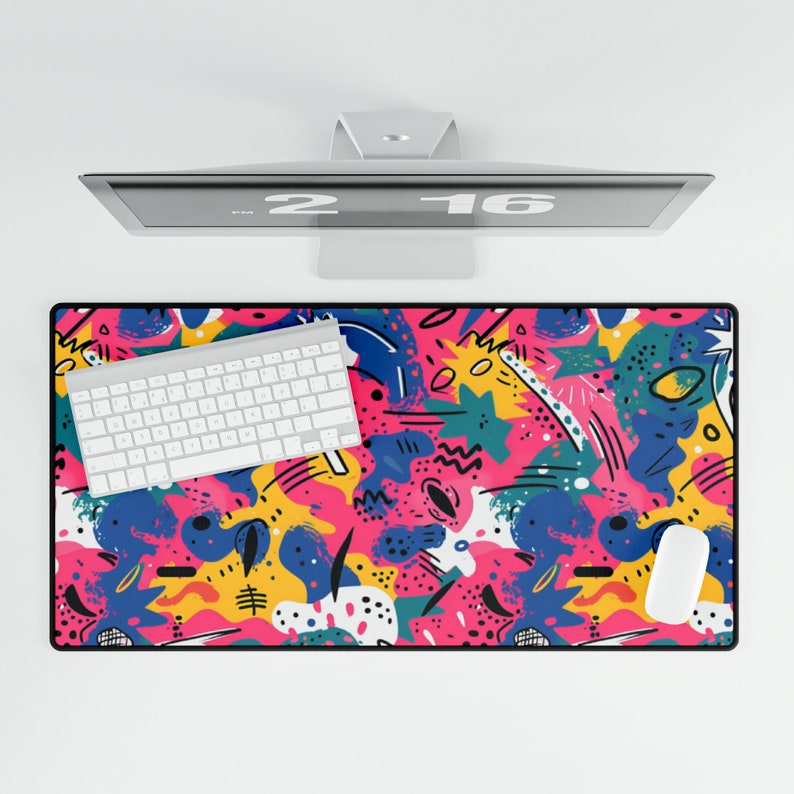 Anime Desk Mat, Comic Pop Desk Mat, Cute Desk Mat, Desk Mat Aesthetic ...