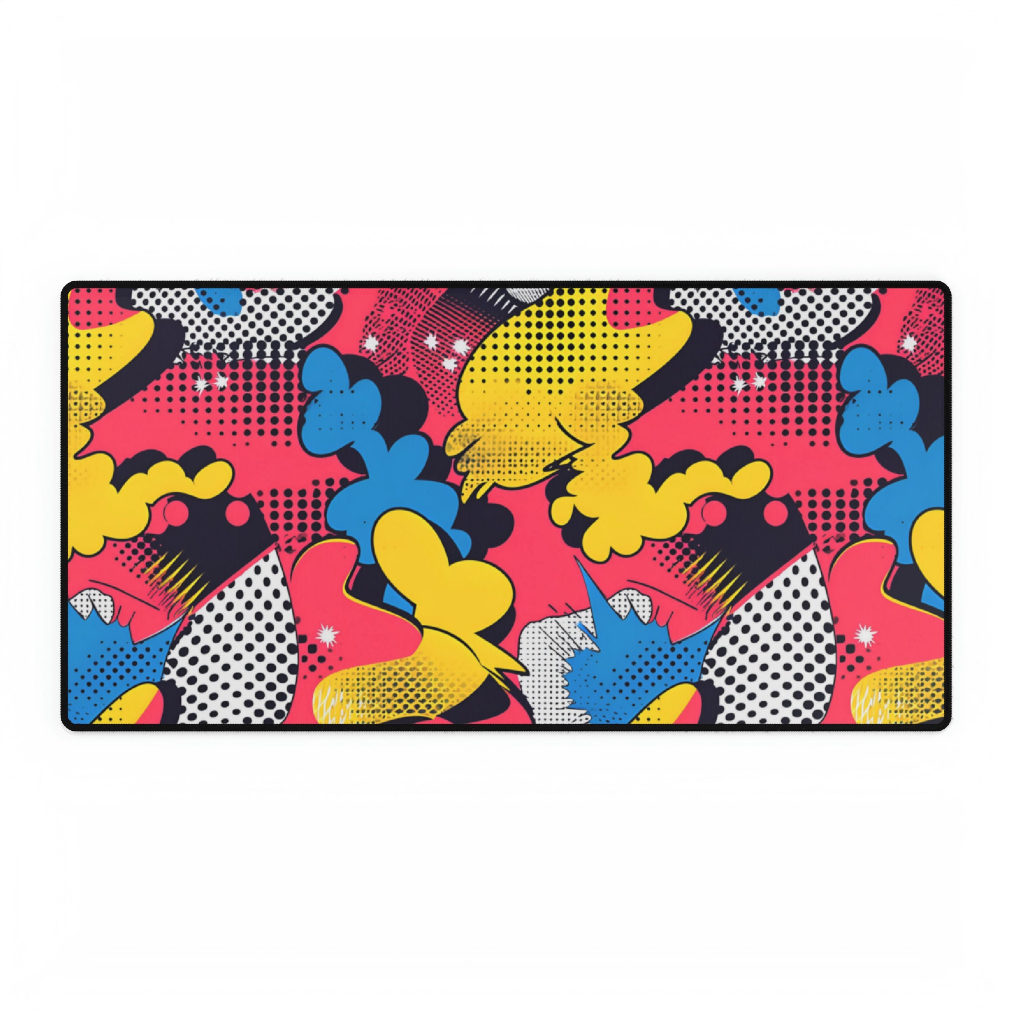 Anime Desk Mat, Comic Pop Desk Mat, Cute Desk Mat, Desk Mat Aesthetic ...