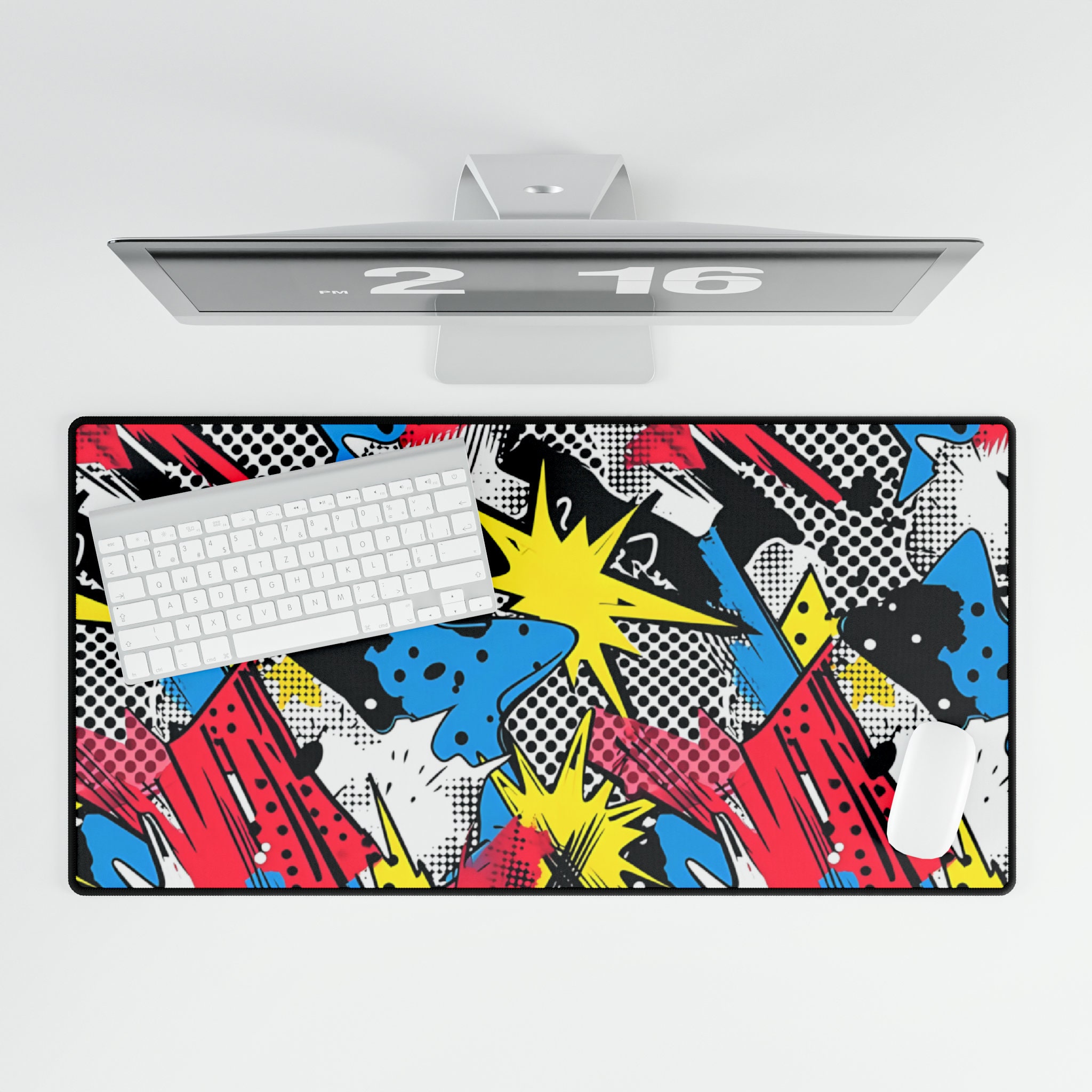 Anime Desk Mat, Comic Pop Desk Mat, Cute Desk Mat, Desk Mat Aesthetic ...