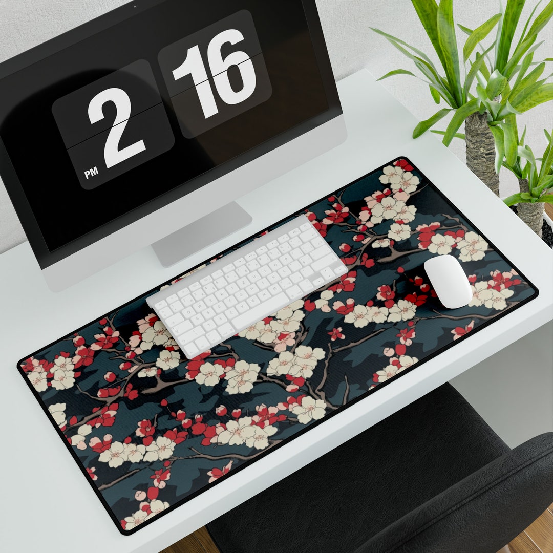 Desk Mat Japanese, Cute Desk Mat, Japanese Desk Mat, Desk Mat Aesthetic ...