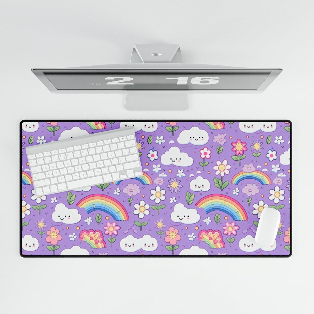 Kawaii Desk Mat, Cute Desk Mat, Desk Mat Kawaii, Desk Mat Aesthetic ...