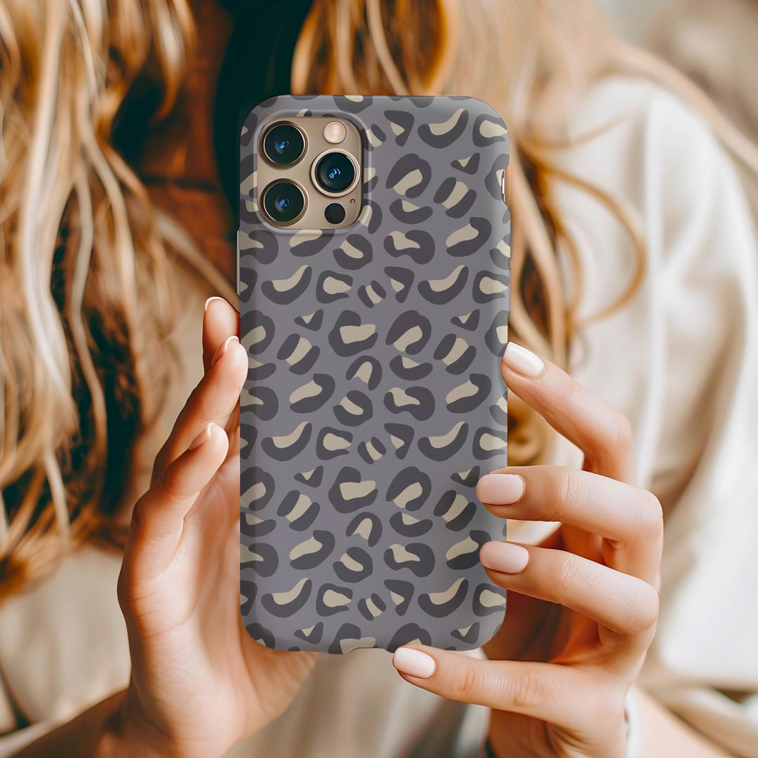 Neutral Safari Phone Case, Zebra Giraffe Leopard Pattern, Safari Phone ...