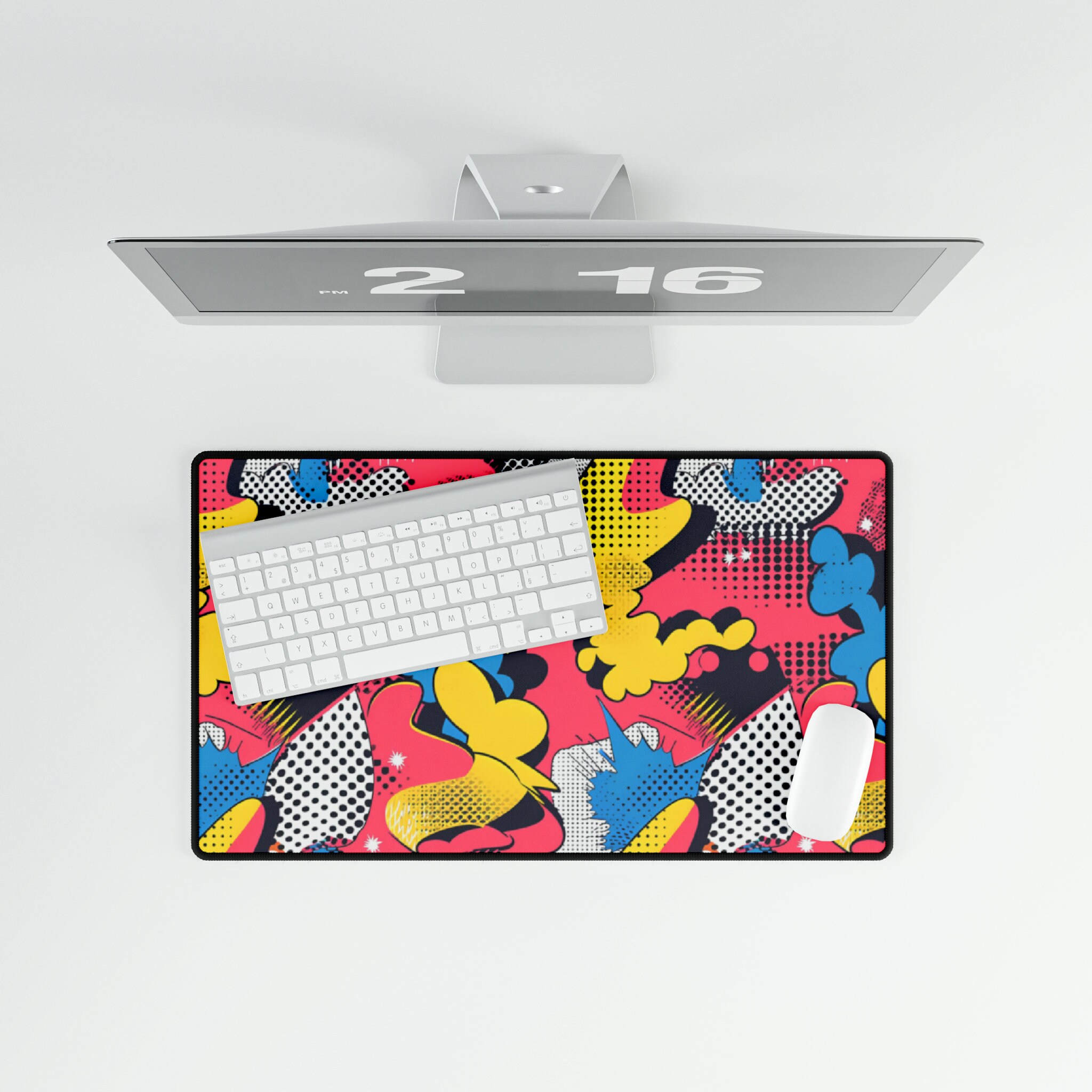 Anime Desk Mat, Comic Pop Desk Mat, Cute Desk Mat, Desk Mat Aesthetic ...