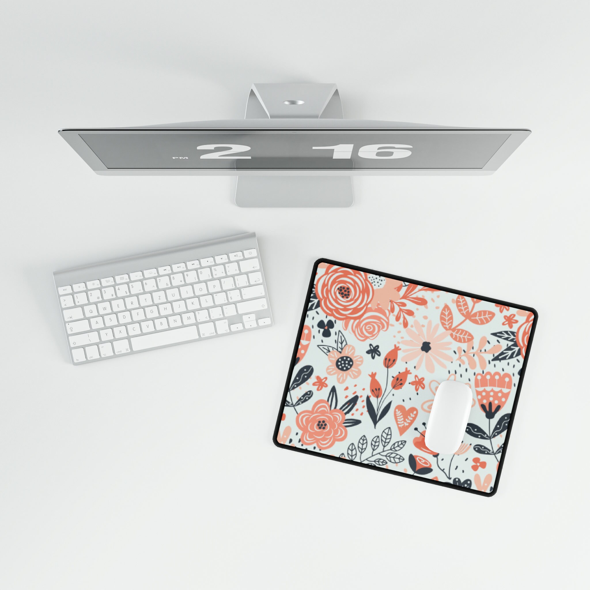Cute Desk Mat, Boho Flower Desk Mat, Desk Mat Cute, Desk Mat Aesthetic ...