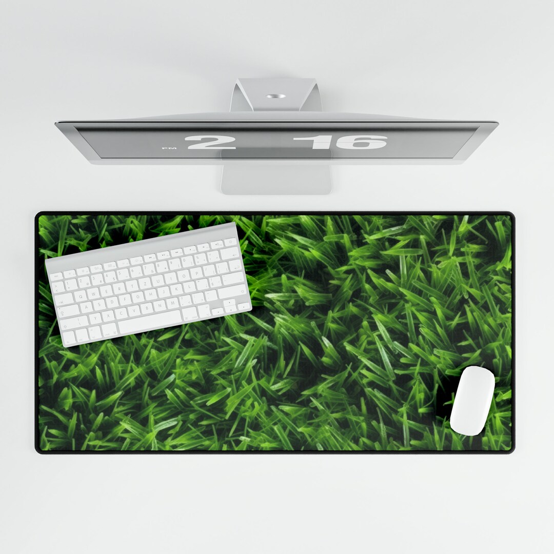 Green Desk Mat, Grass Desk Mat, Cute Desk Mat, Desk Mat Aesthetic, Desk ...