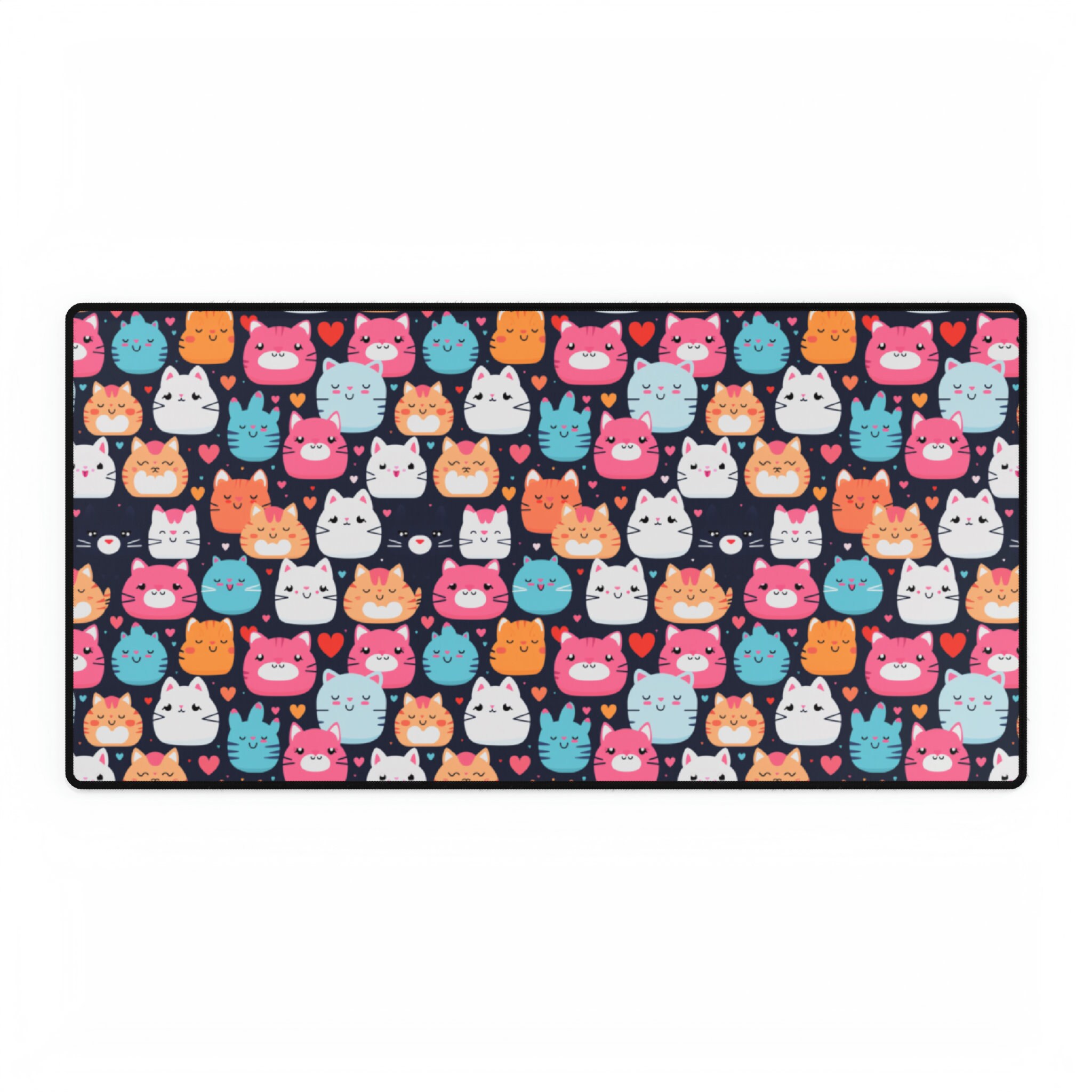 Kawaii Cat Desk Mat, Cute Desk Mat, Desk Mat Kawaii, Desk Mat Aesthetic ...