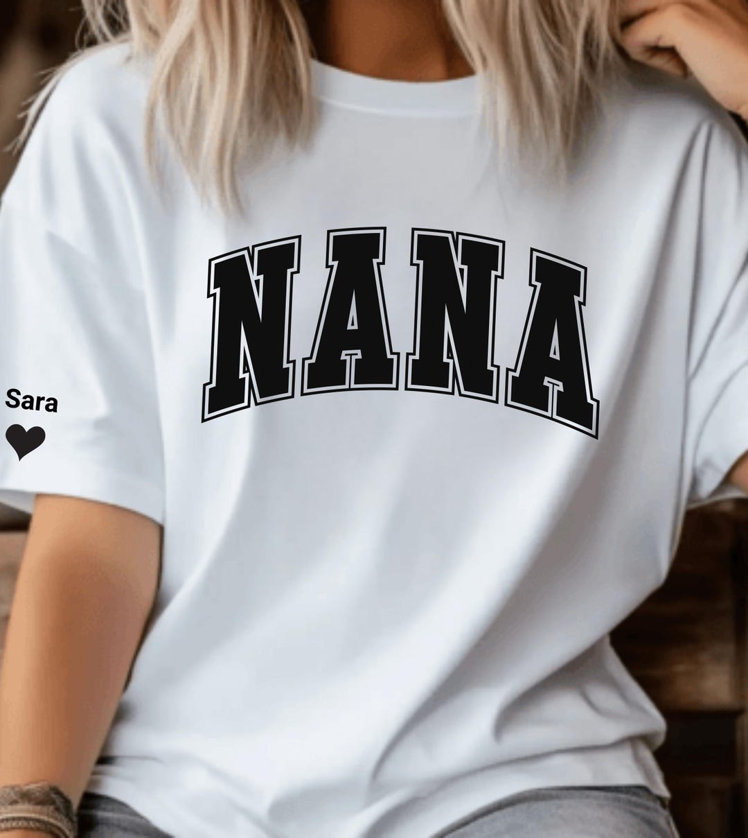 Personalized Nana Shirt, Custom Tee and Gift for Grandma, Mother's Day ...