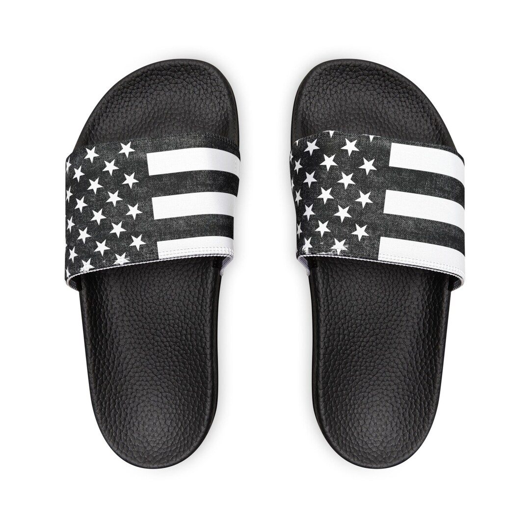 Men's Slide Sandals, Flag, Slide on Shoes, Men's Shoes - Etsy